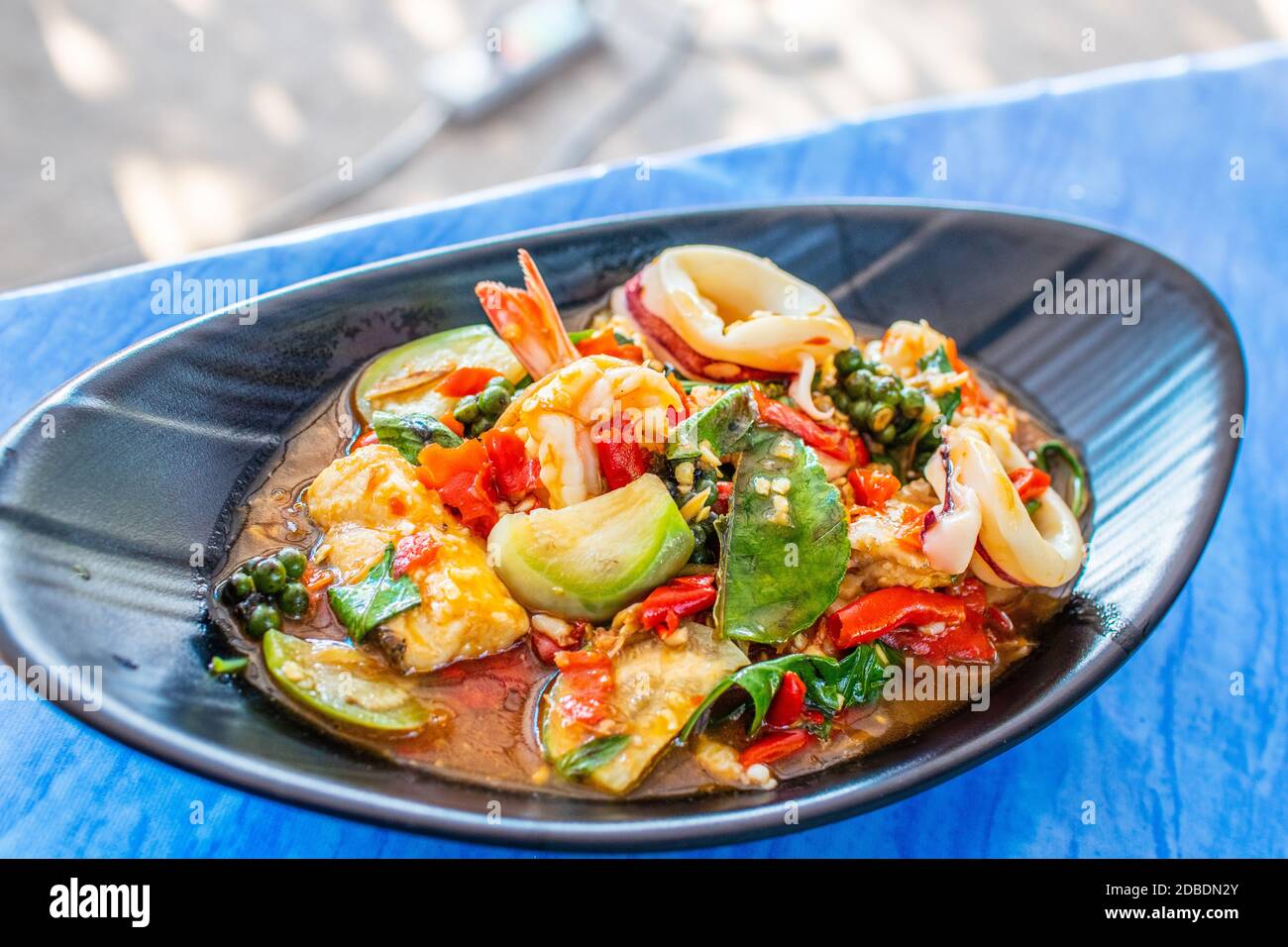 thai sea food Stock Photo - Alamy