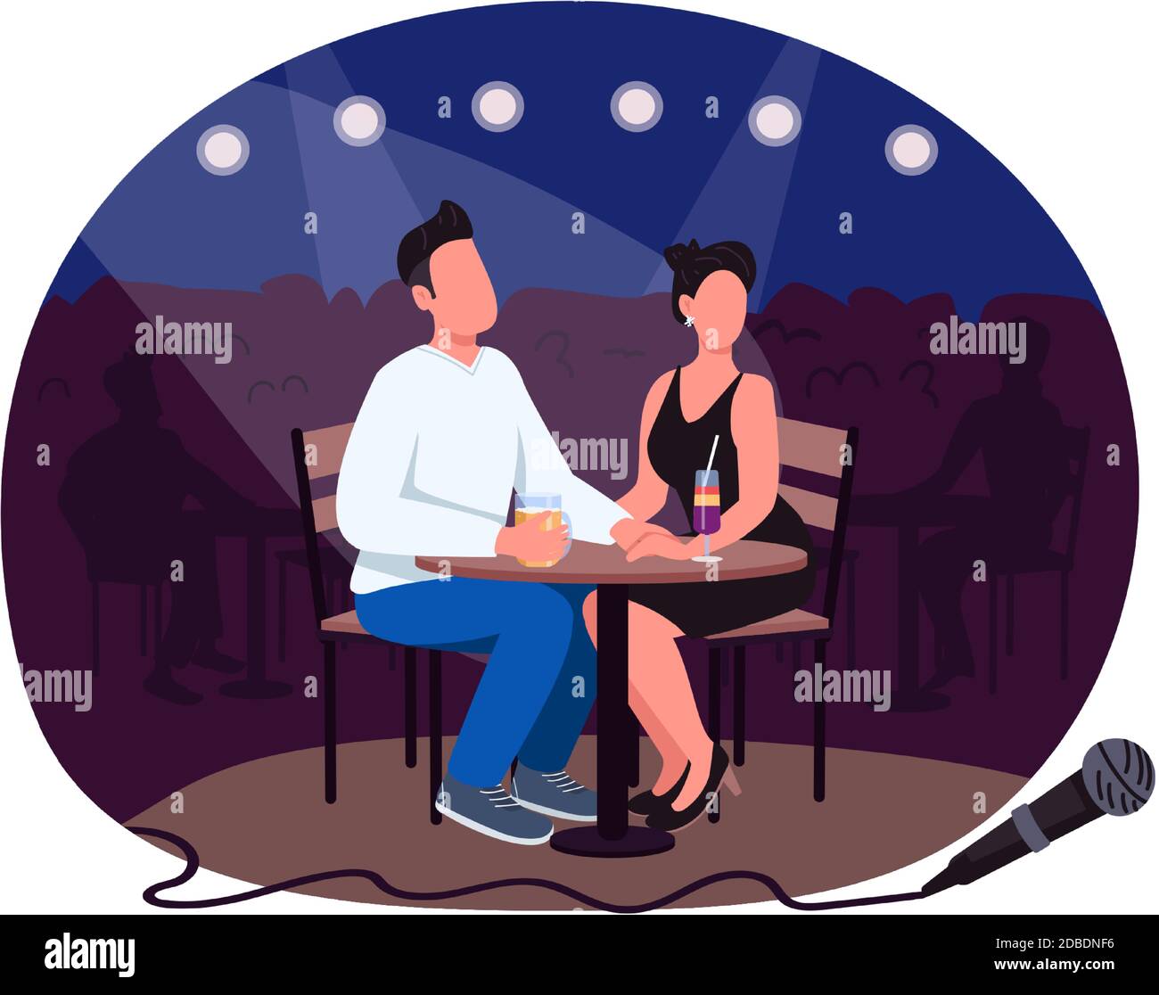 Cafe concert Cut Out Stock Images & Pictures - Alamy