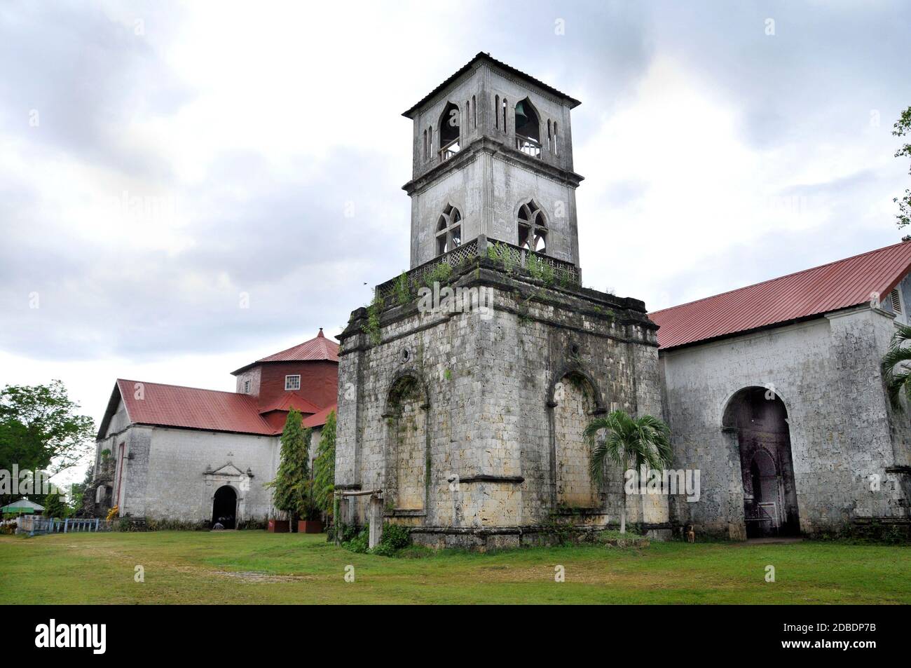 church of Maribojoc on Bohol in the Philippines Stock Photo - Alamy