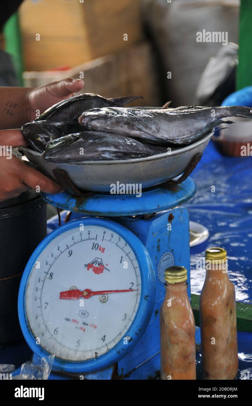 fish market in Tagbilaran City in the Philippines Stock Photo - Alamy