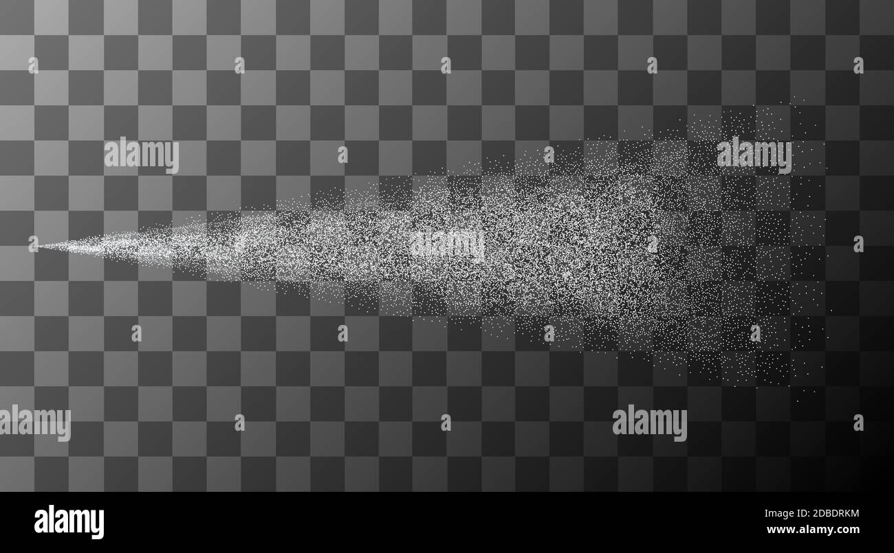 Vector modern spray effect on transparent background Stock Vector Image ...