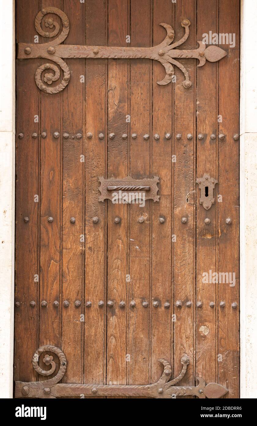 Antique door retro style processed Stock Photo - Alamy
