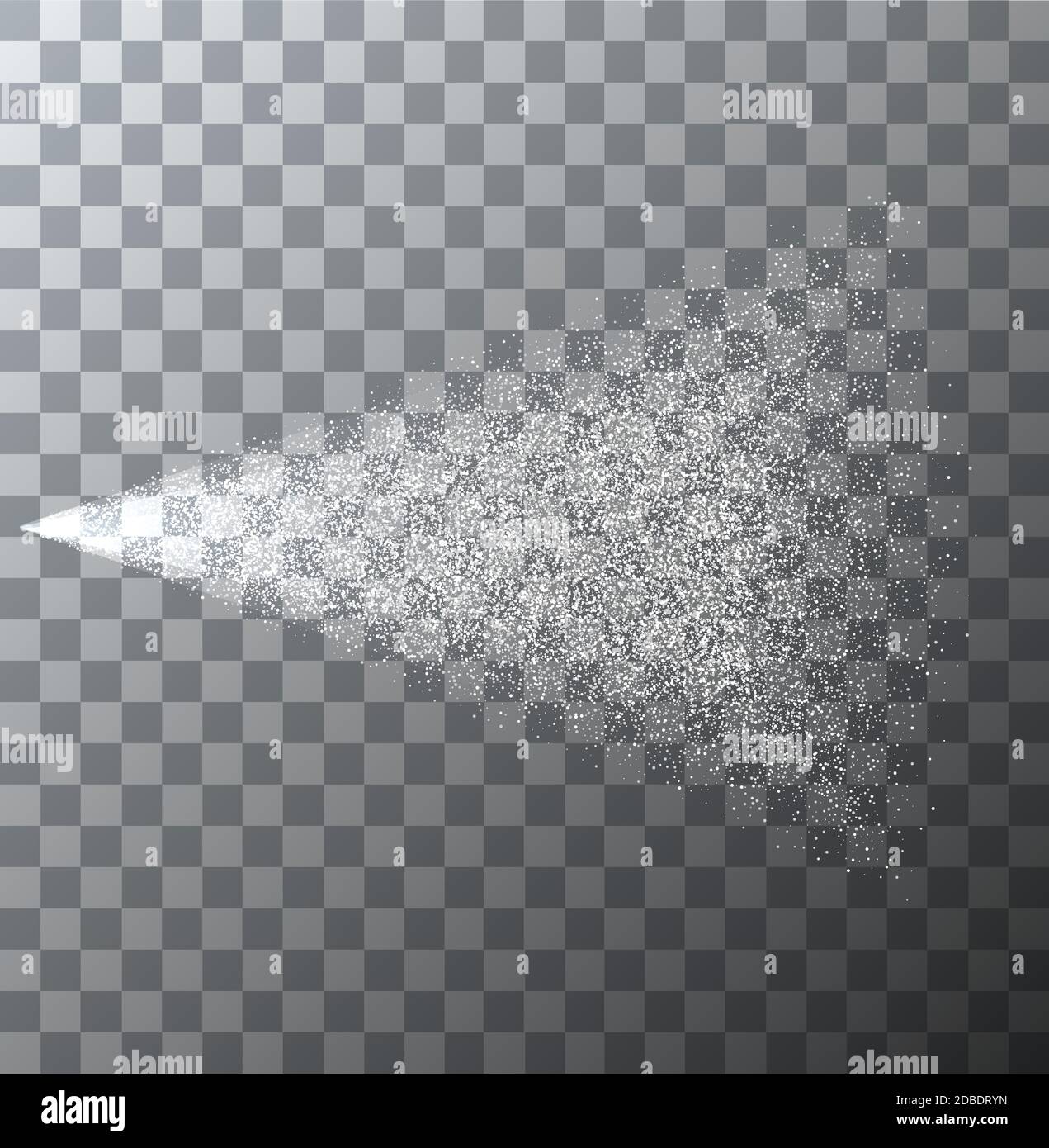 Vector modern spray effect on transparent background Stock Vector Image ...