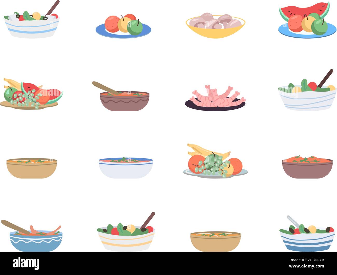 Food culture worldwide Stock Vector Images - Alamy
