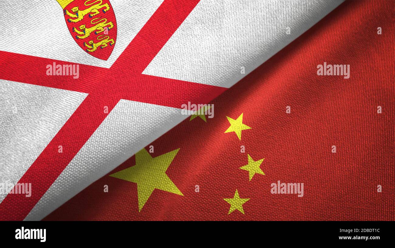 Jersey china flag hi-res stock photography and images - Alamy