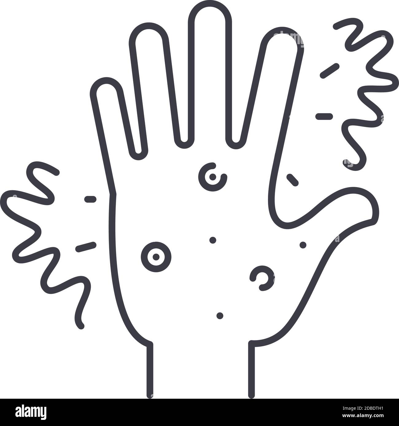 Scabies Stock Vector Images - Alamy