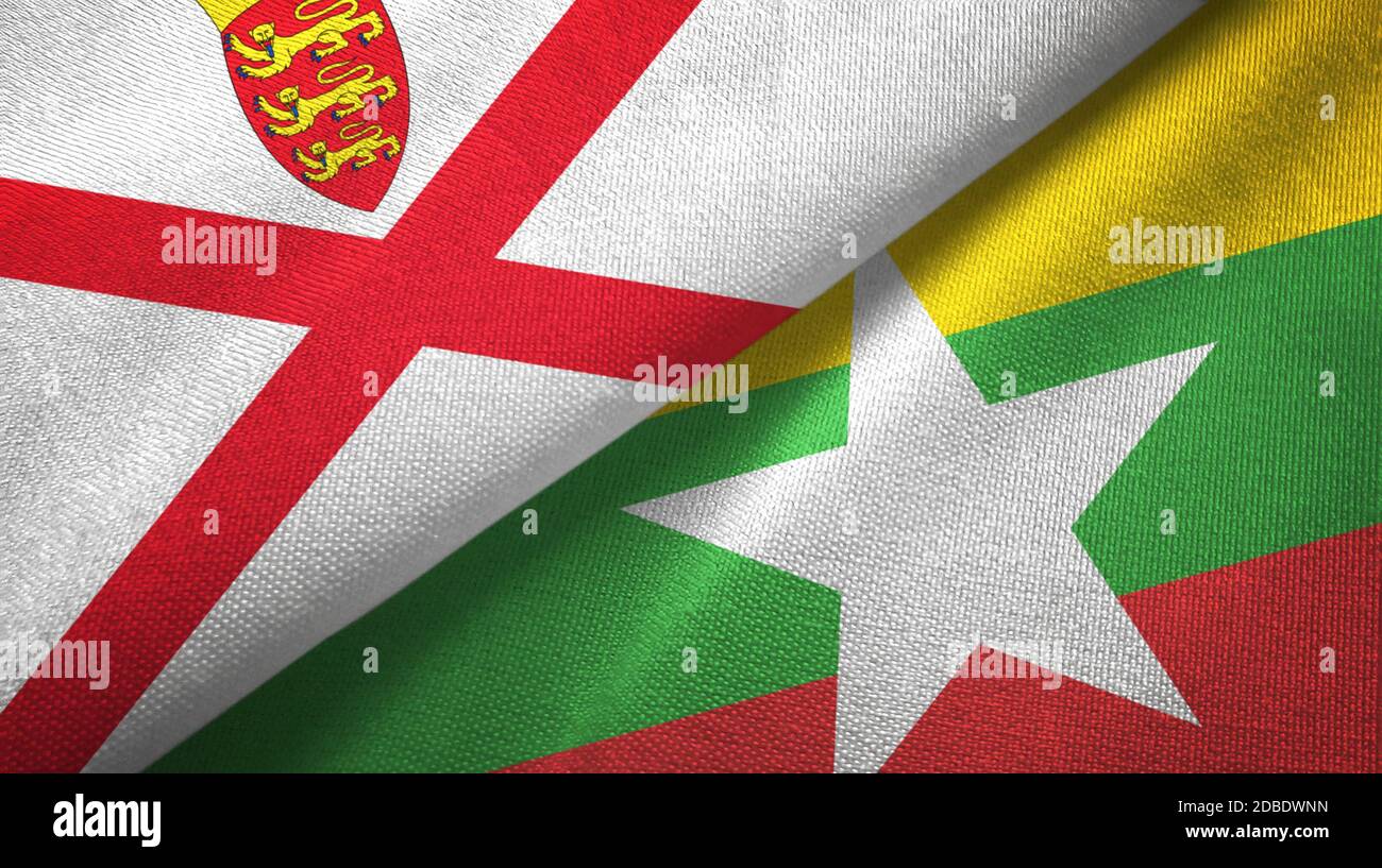 Jersey myanmar flag hi-res stock photography and images - Alamy