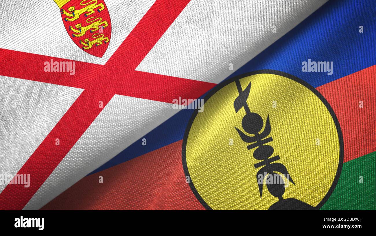 Jersey new caledonia flag hi-res stock photography and images - Alamy