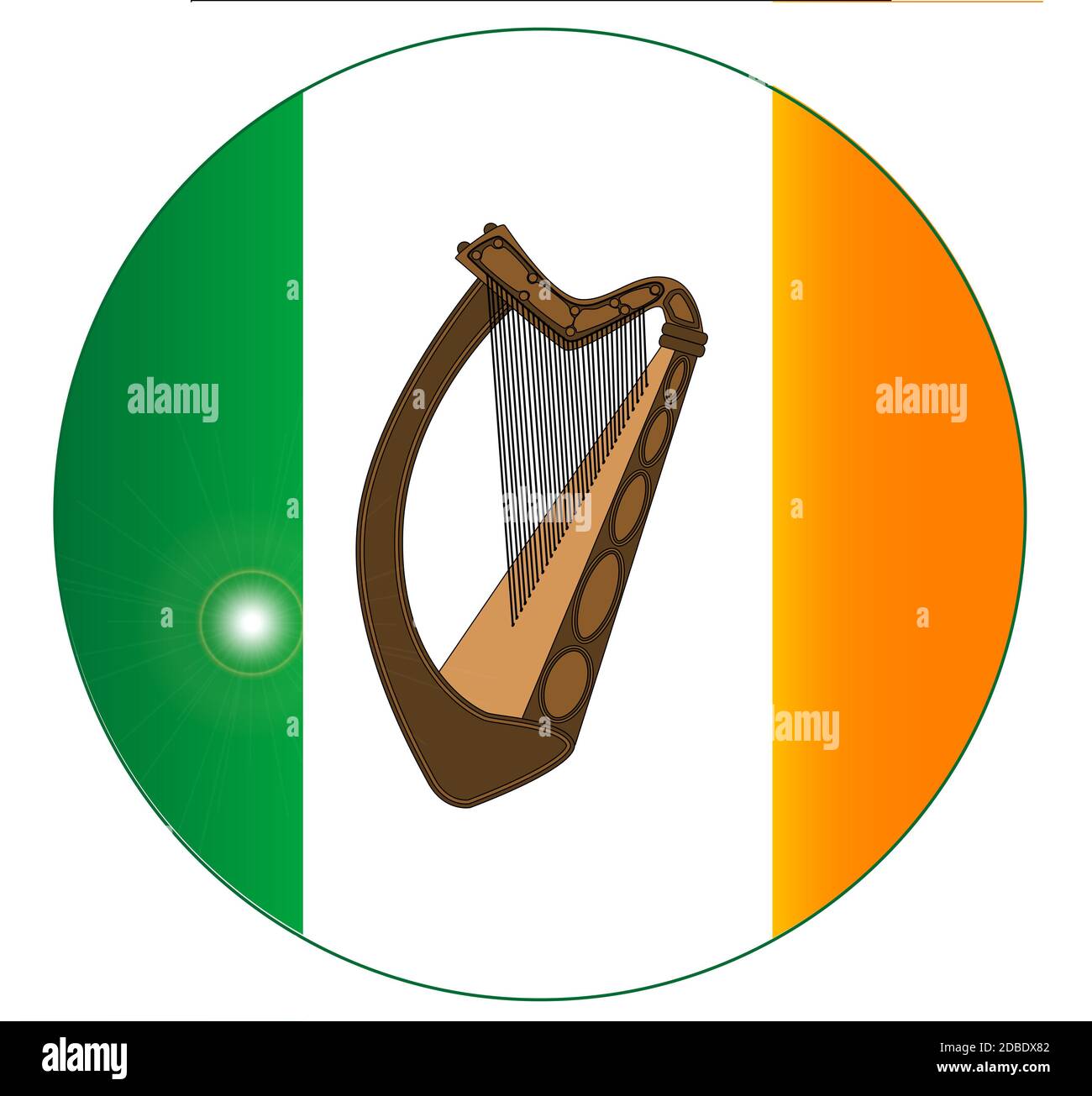 Irish Harp High Resolution Stock Photography and Images - Alamy