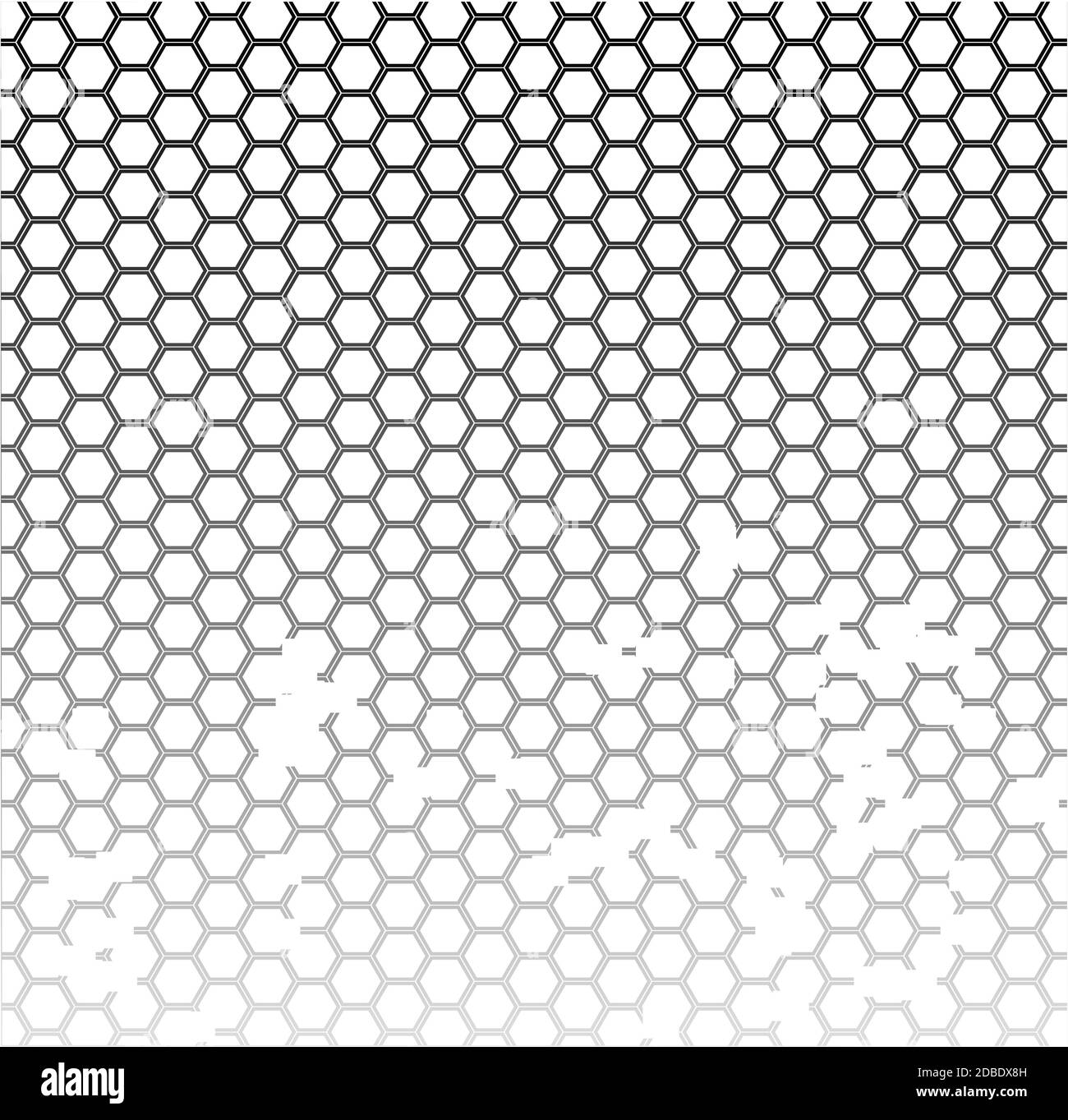 A honeycomb pattern with a faded effect Stock Photo - Alamy