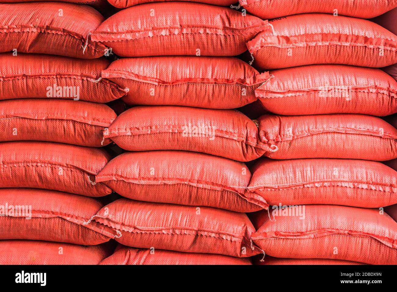 Piles of sacks hi-res stock photography and images - Alamy