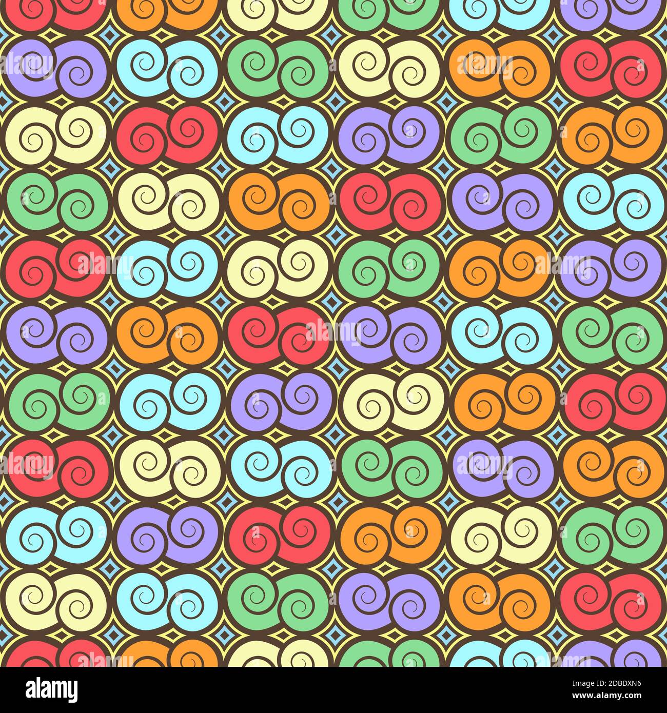 Rainbow scroll Stock Vector Images - Alamy