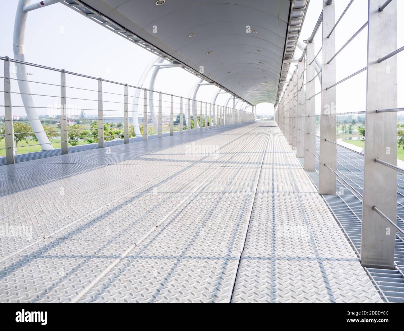 Street Bridge. Its a modern pedestrian bridge Stock Photo - Alamy