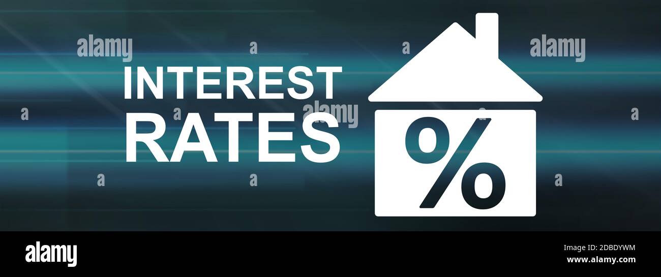 Illustration of an interest rates concept Stock Photo - Alamy