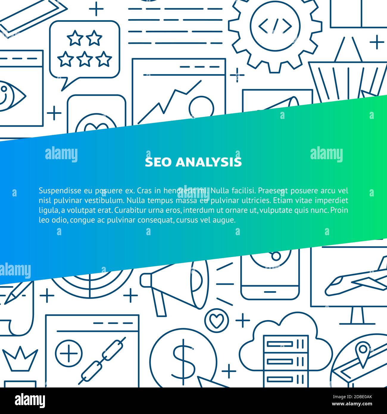 Seo search engine optimization poster hi-res stock photography and ...