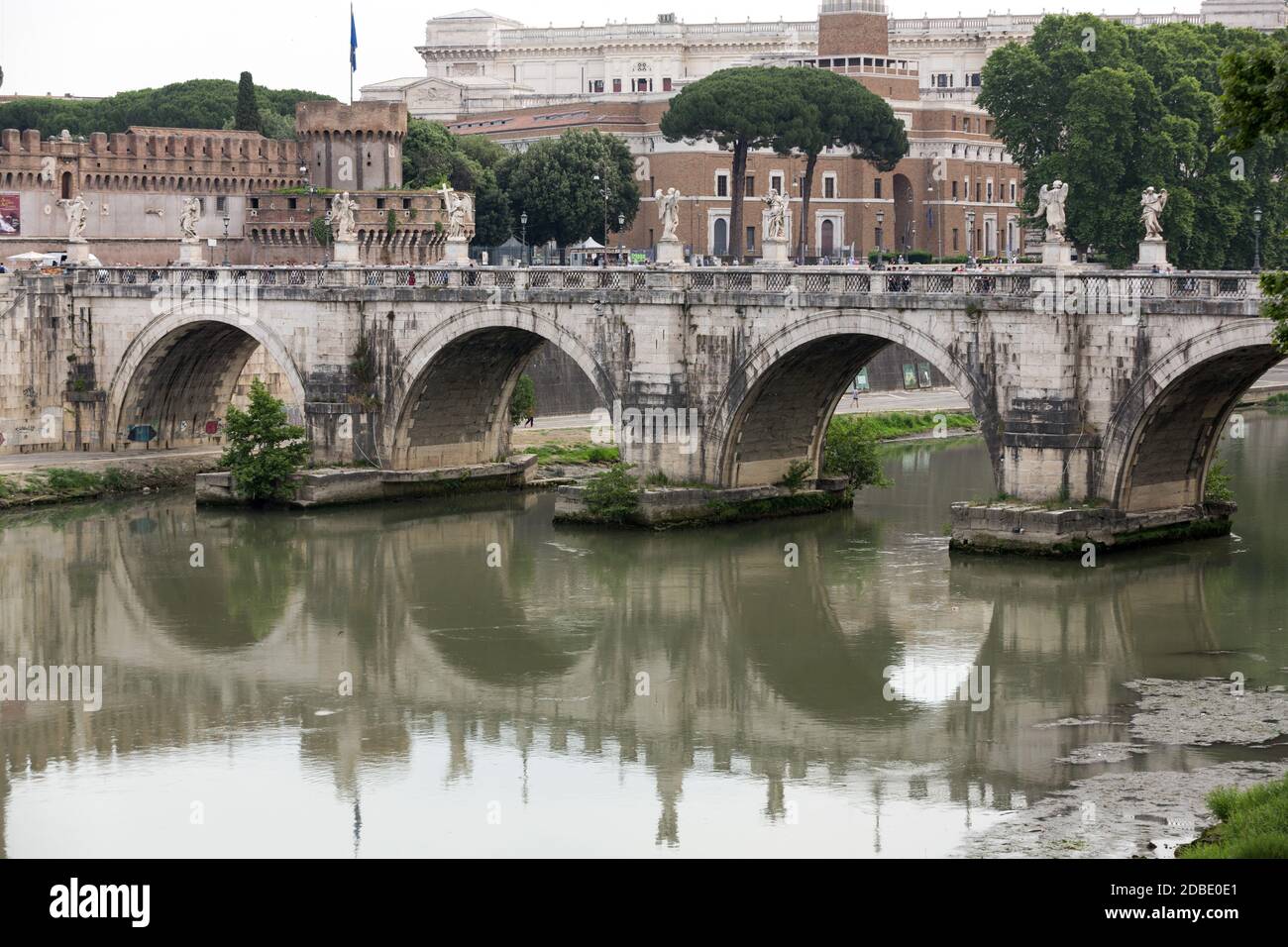 The Bridge of Sant Angelo in Rome, Italy Stock Photo - Alamy