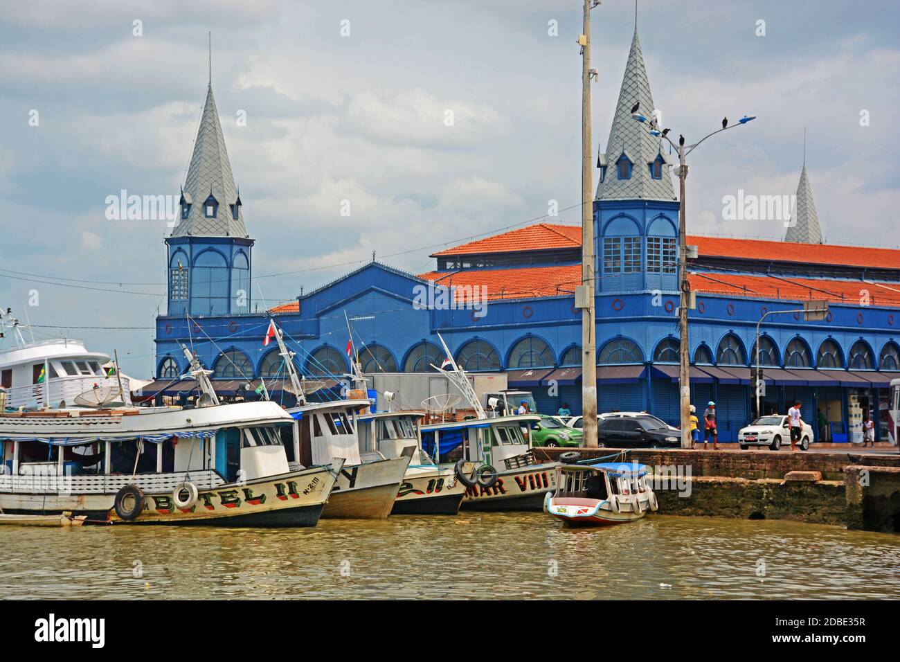 port, Ver O Peso market, Belem, Para, Amazon bassin, Brazil Stock Photo ...