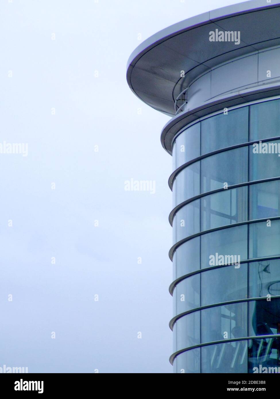 Green tinted spherical window with metal lines Stock Photo - Alamy