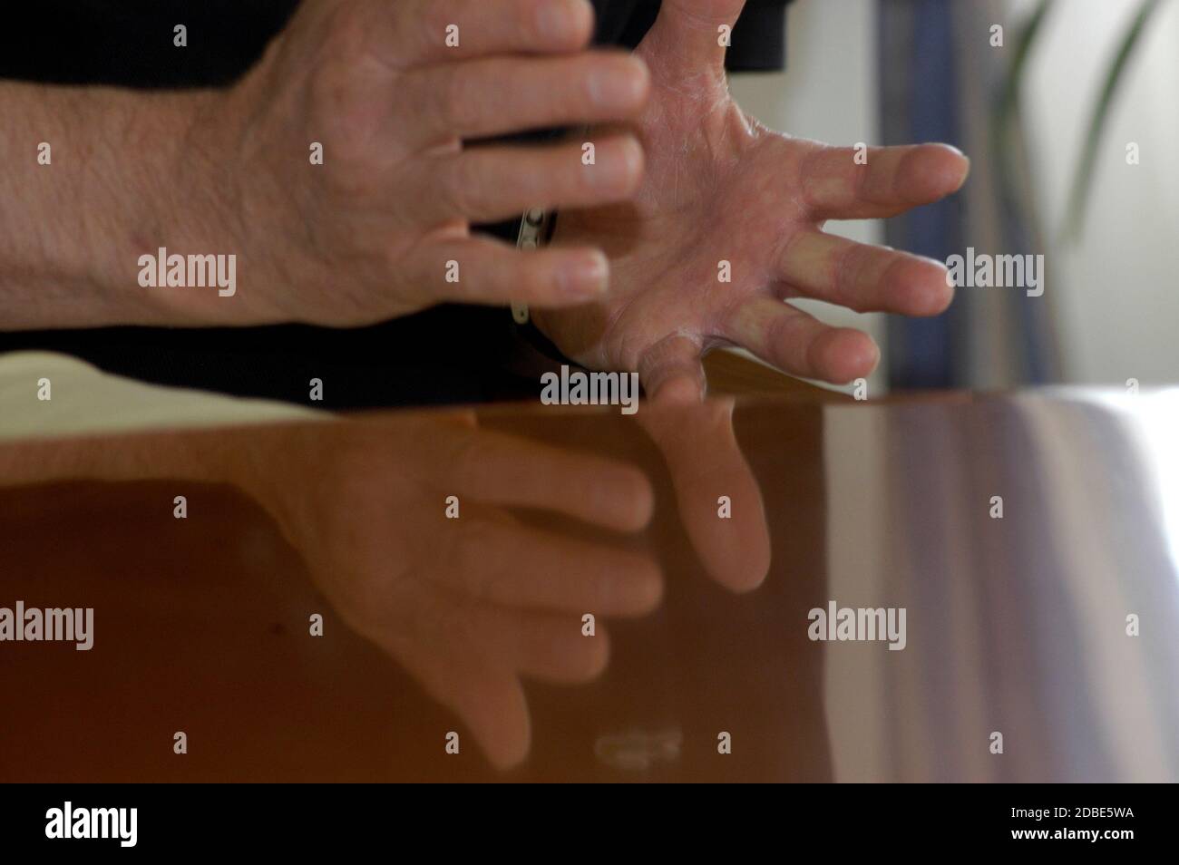 hand gestures in body language, part of non verbal communication Stock ...