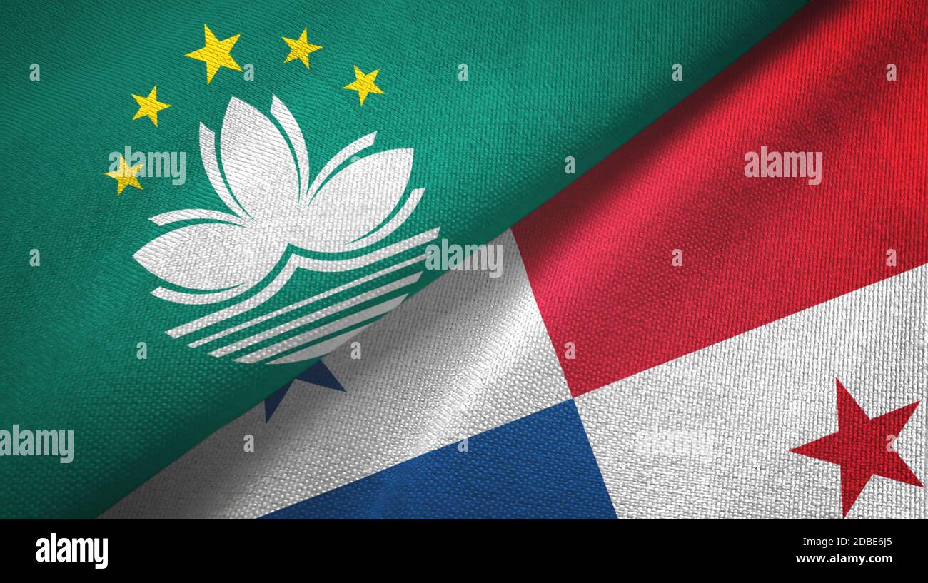 Panama macau flag hi-res stock photography and images - Alamy