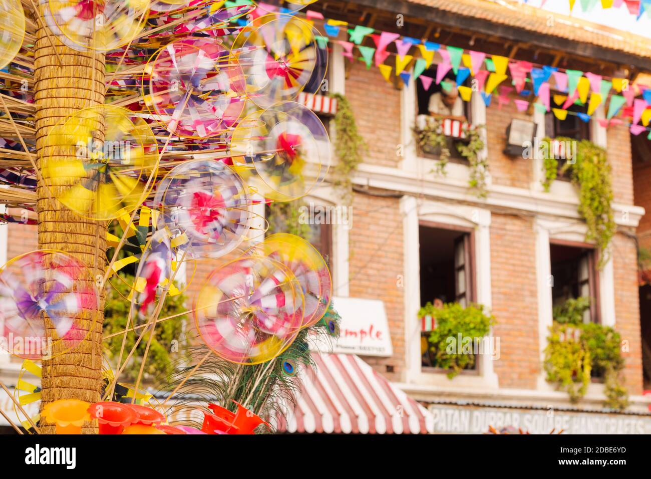 Bell in krishna temple hi-res stock photography and images - Alamy