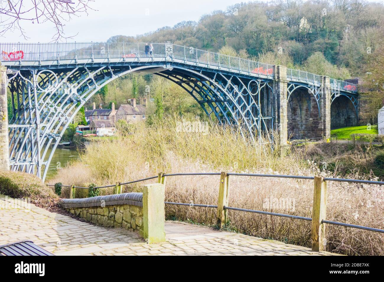 UK Ironbridge March 14 2016 The Iron Bridge was the first bridge to be ...