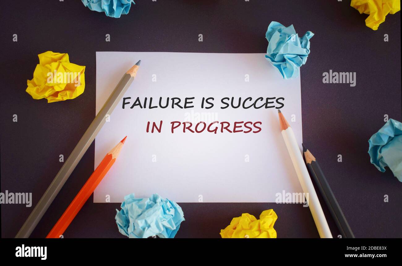 Mistakes lead to success hi-res stock photography and images - Alamy