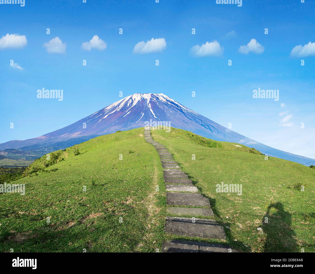 The hill with small road go to the sea with nice view Stock Photo - Alamy