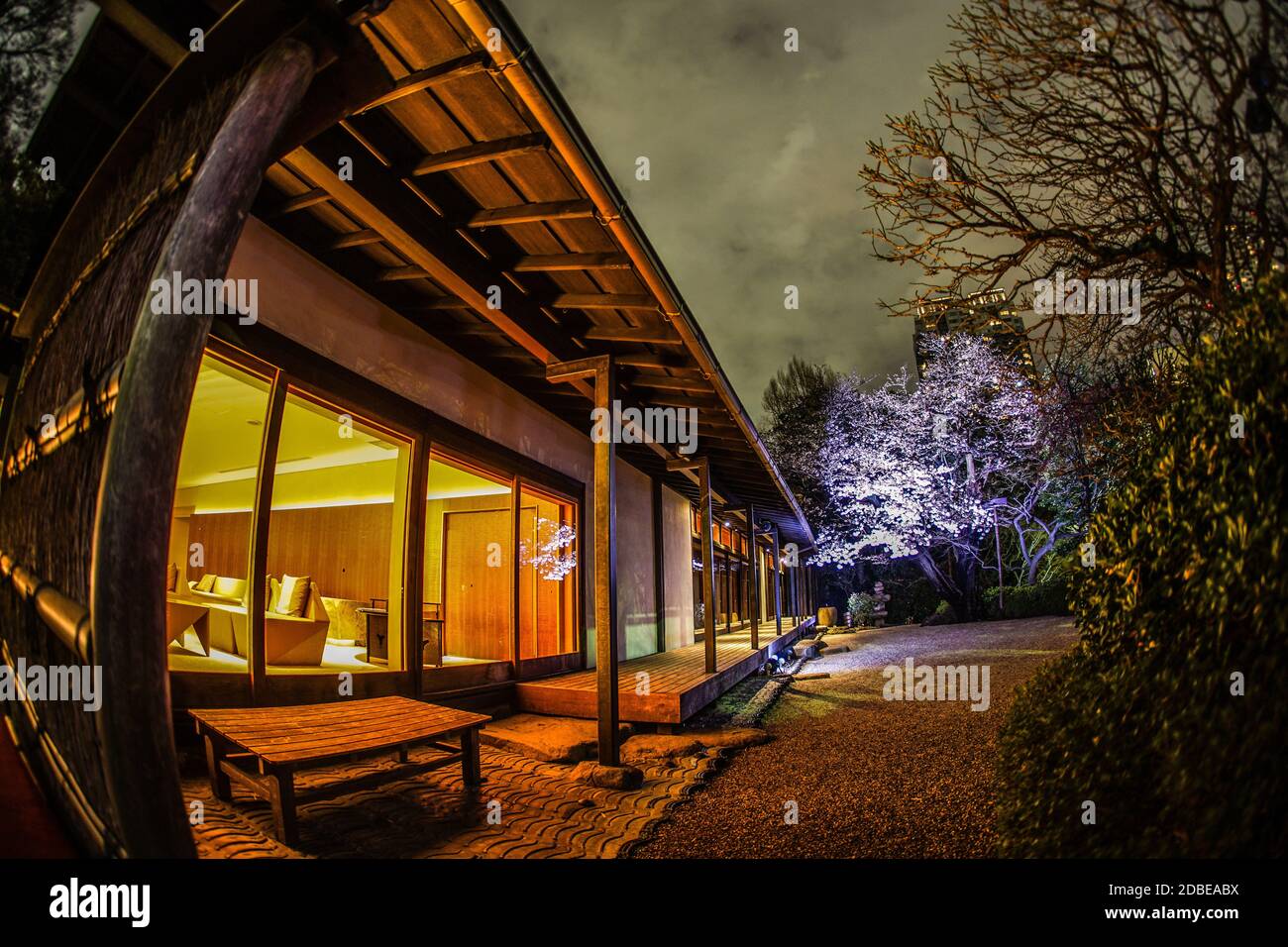 Image of Spring Japanese garden. Shooting Location: Tokyo metropolitan ...
