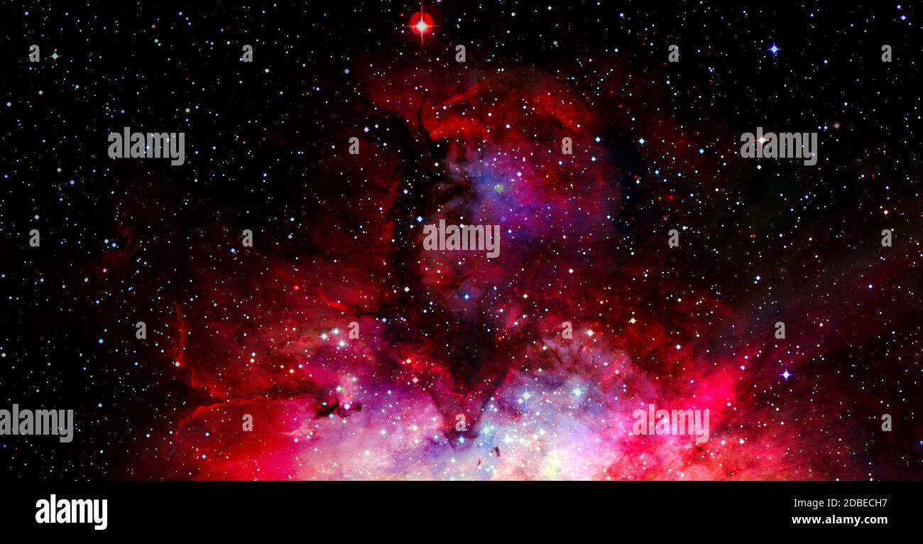 Galactic background. Elements of this image furnished by NASA Stock ...
