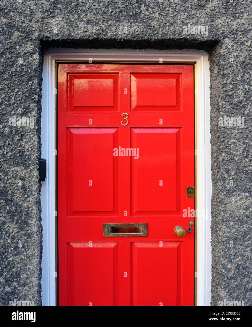 Detail of Front Door, House Number 3, Beast Banks, Kendal, Cumbria ...