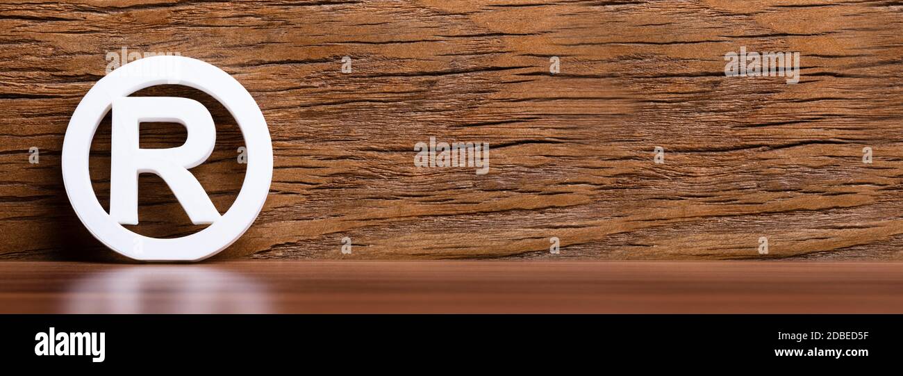 Register Trademark Sign And Logo. Legal Symbol Stock Photo - Alamy