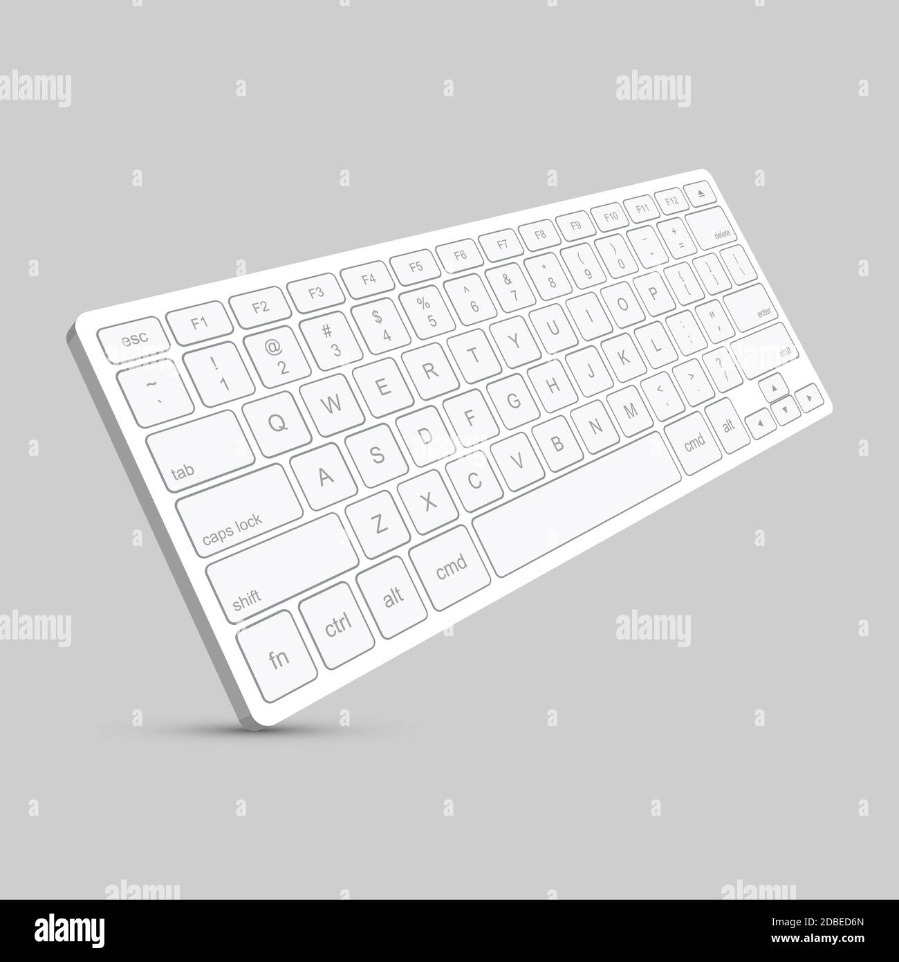Vector modern computer keyboard background Stock Vector Image & Art - Alamy