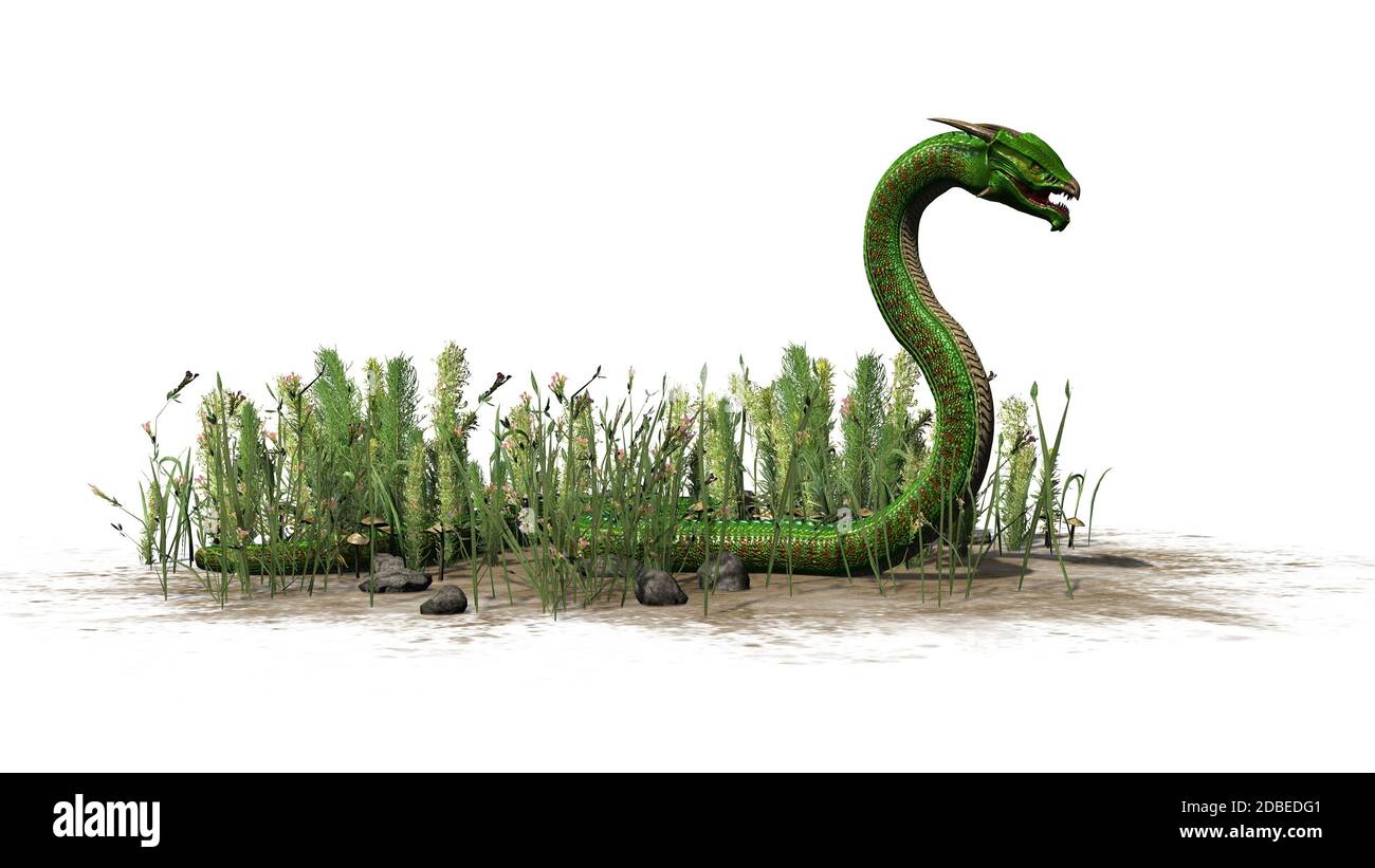 3d render snake hi-res stock photography and images - Alamy