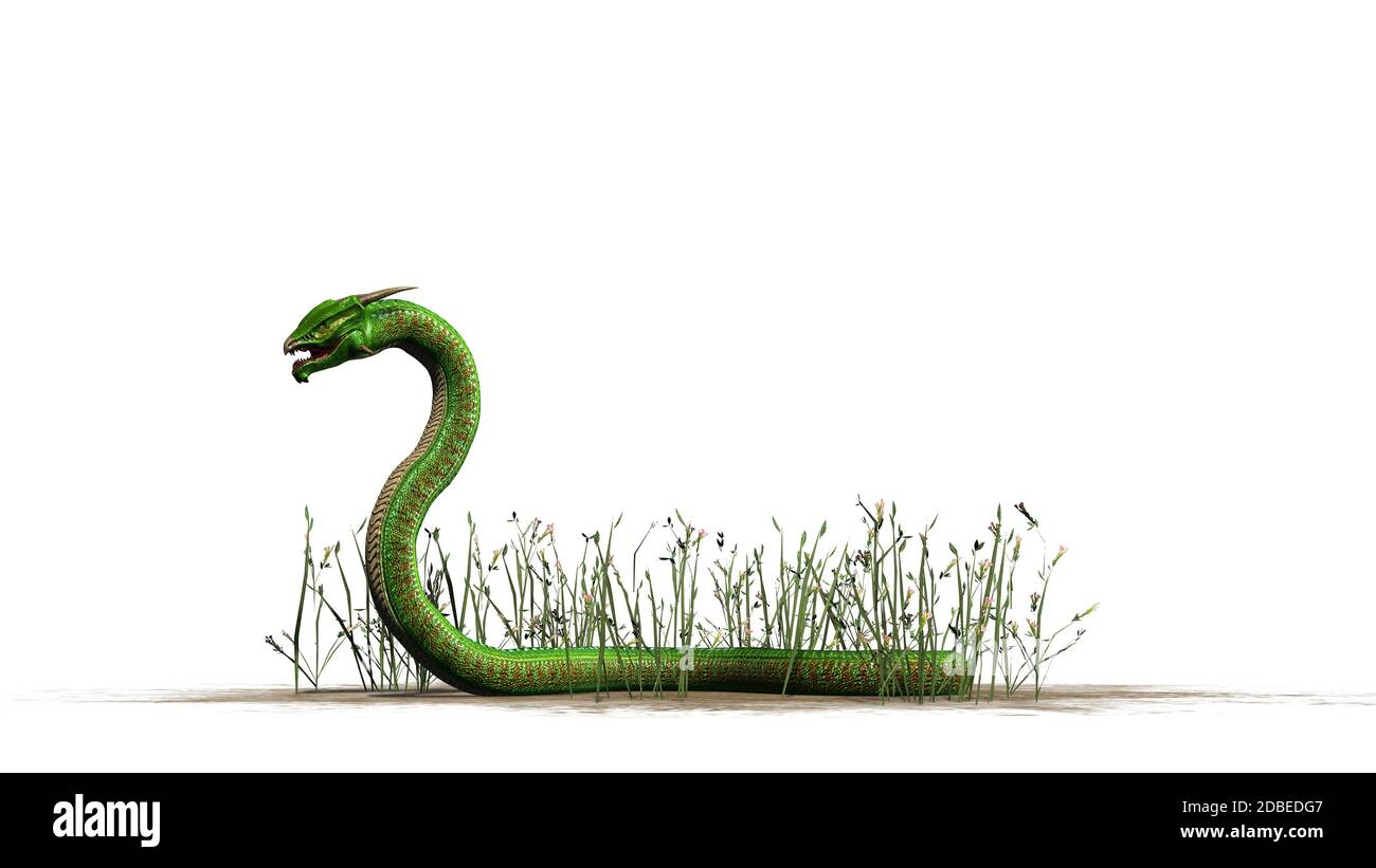 3d render snake hi-res stock photography and images - Alamy