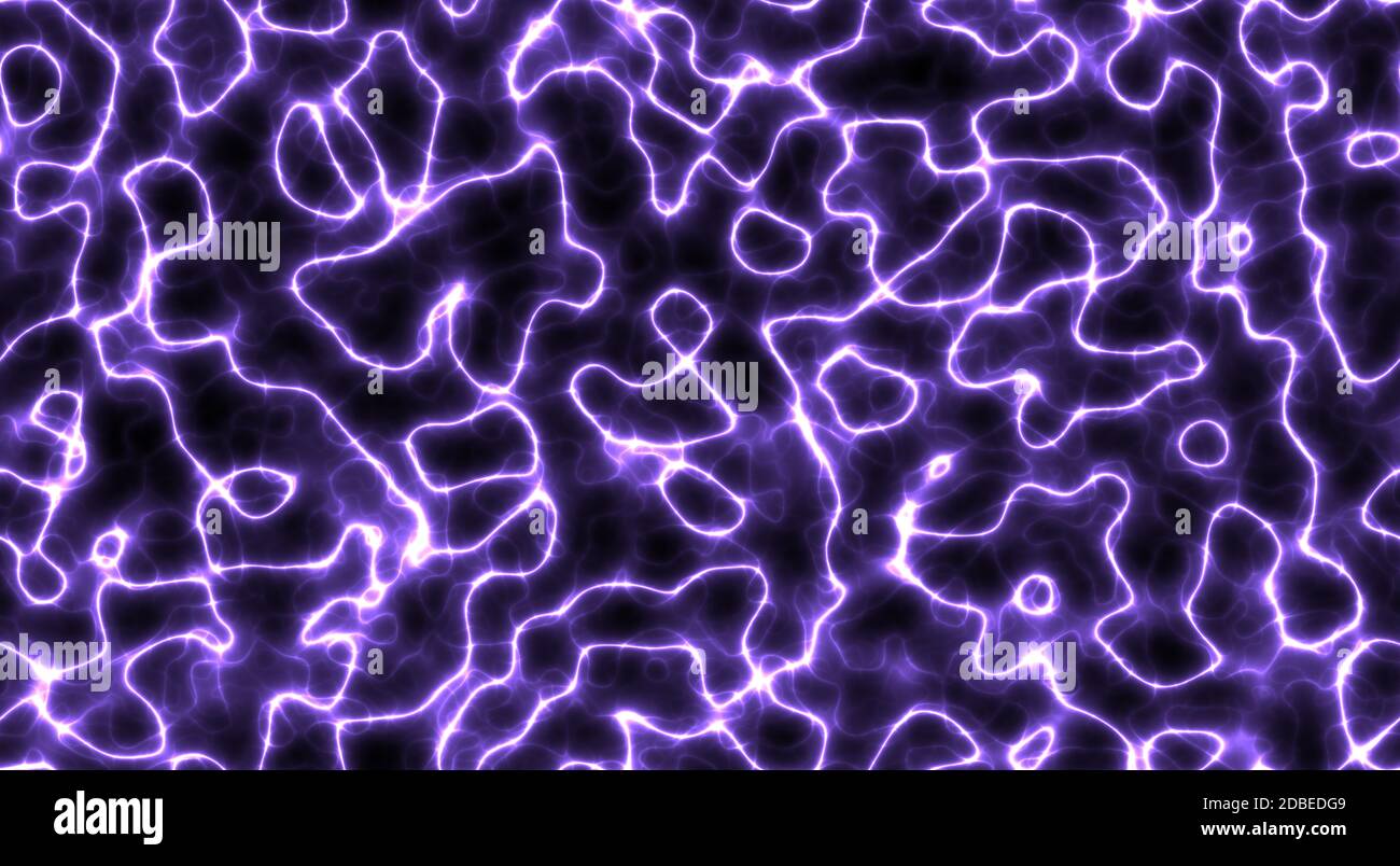 Dark purple thunderstorm power energy electric lightning seamless ...