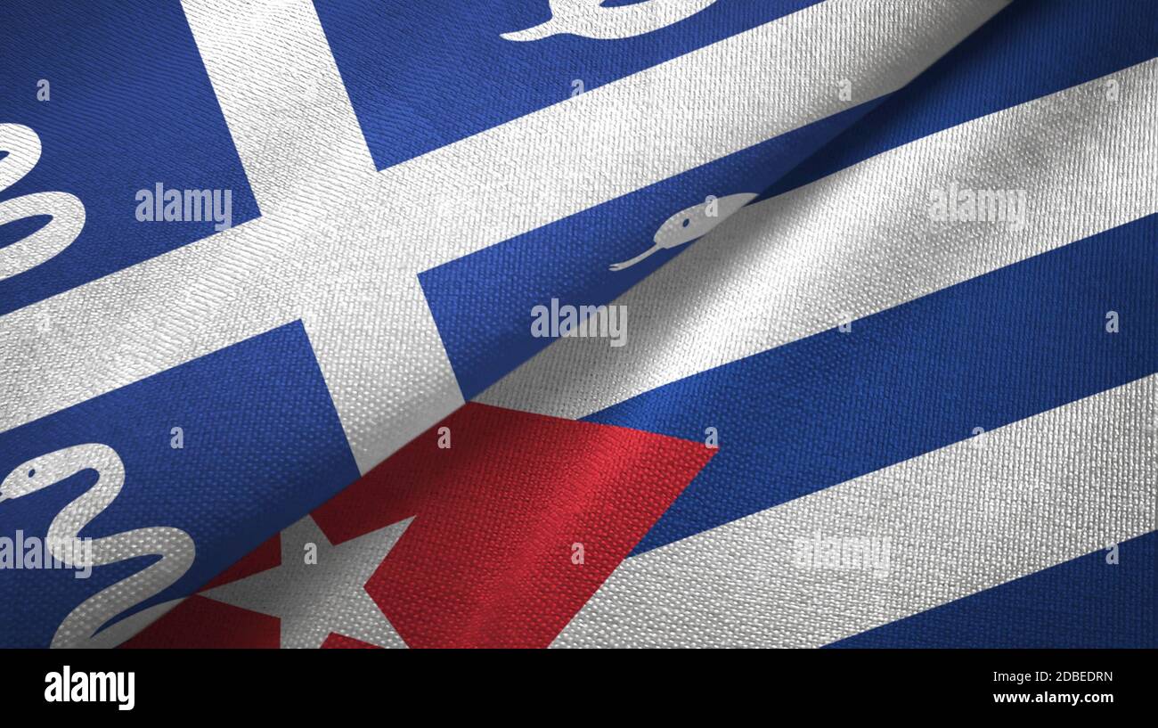 Cuba martinique flag hi-res stock photography and images - Alamy