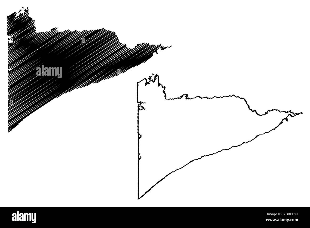 Cook minnesota map Stock Vector Images - Alamy