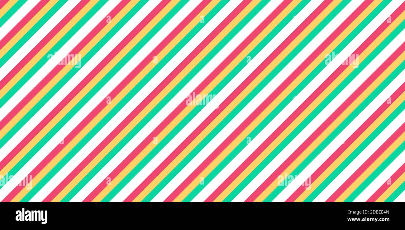 Yummy Candy Seamless Inclined Stripes Background. Modern Colors ...