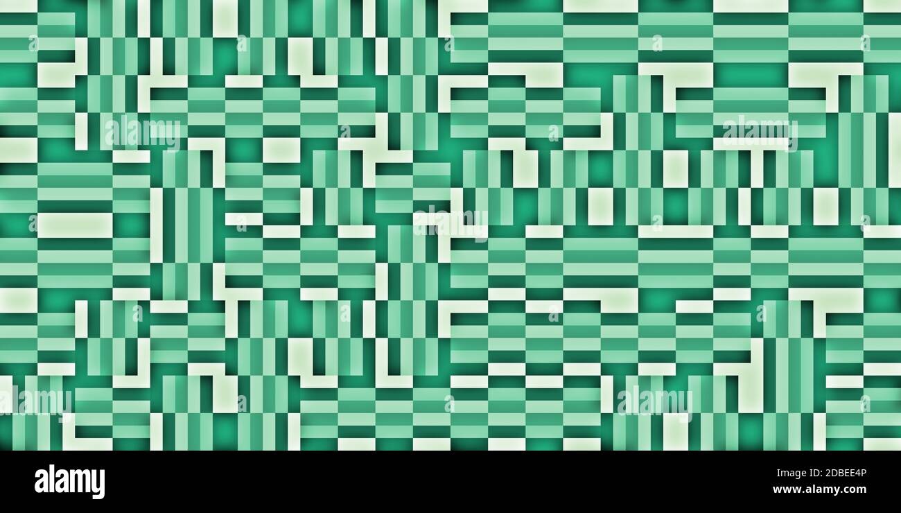 Green Modern Random Filling Geometric Shapes Pattern Background Texture ...