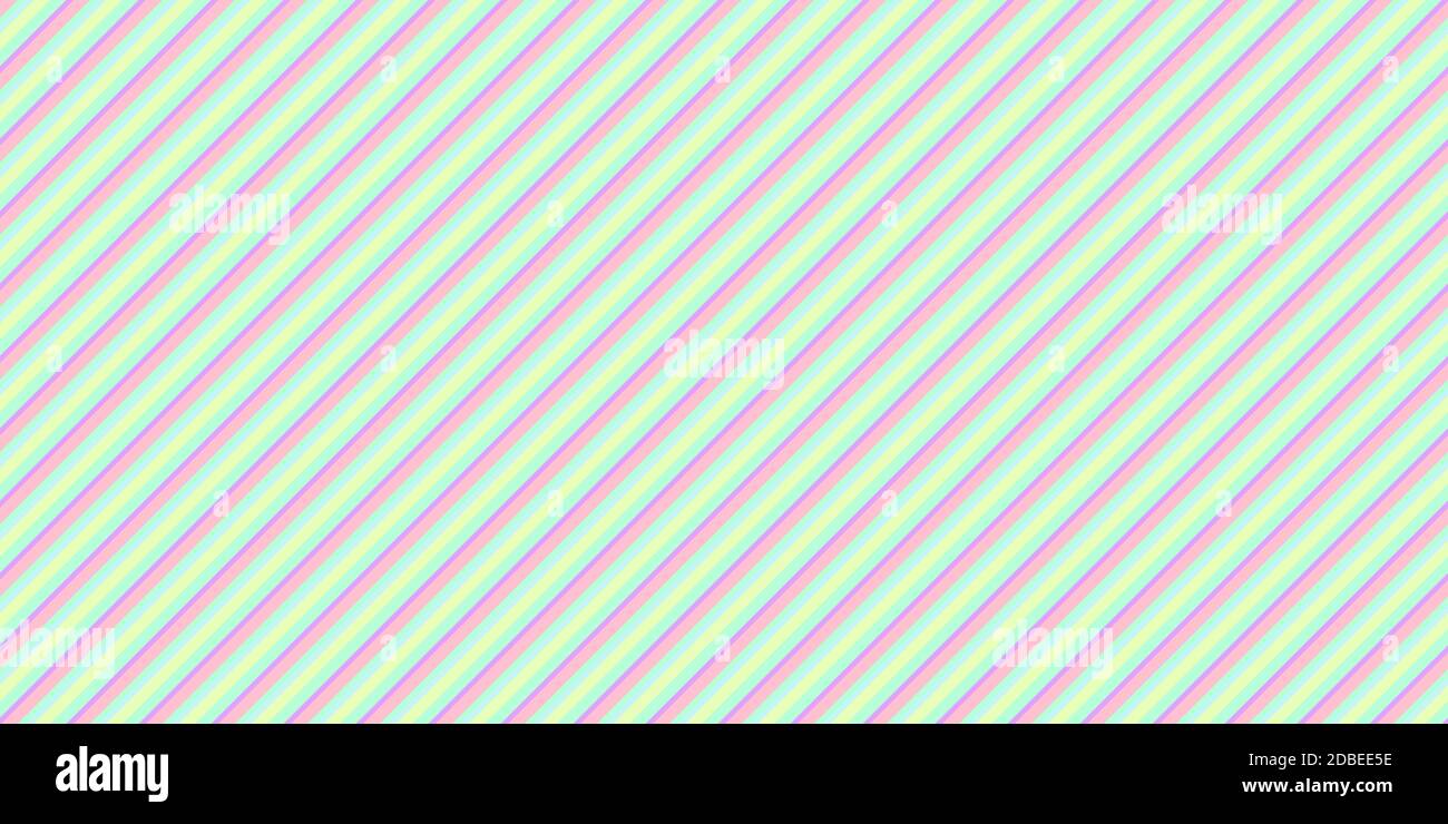Pastel Tones Seamless Inclined Stripes Background. Modern Colors ...