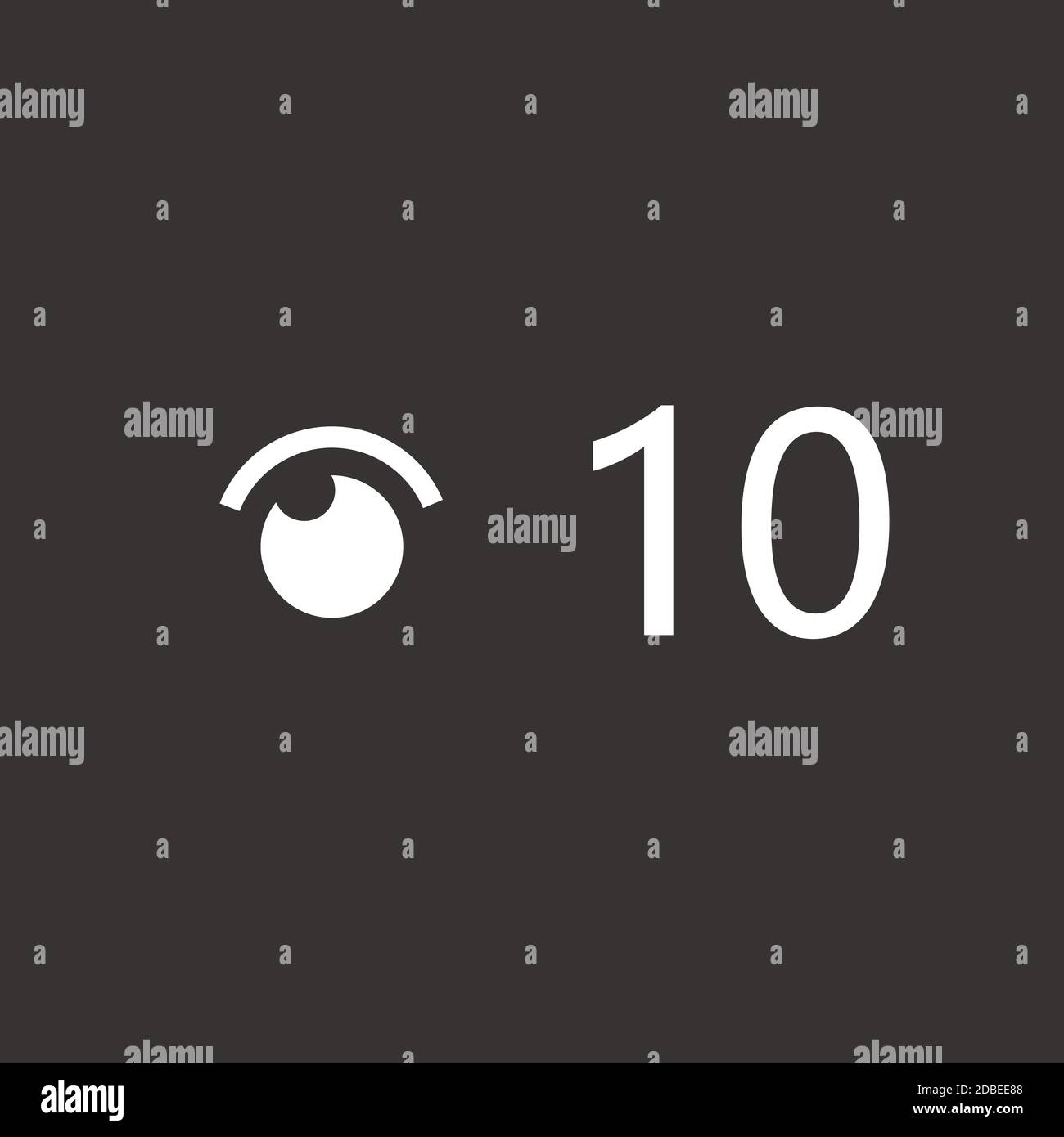 Video views icon hi-res stock photography and images - Alamy