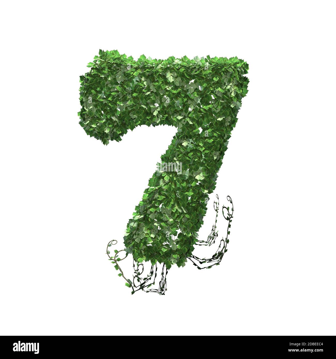 Number 7 leaves hi-res stock photography and images - Alamy