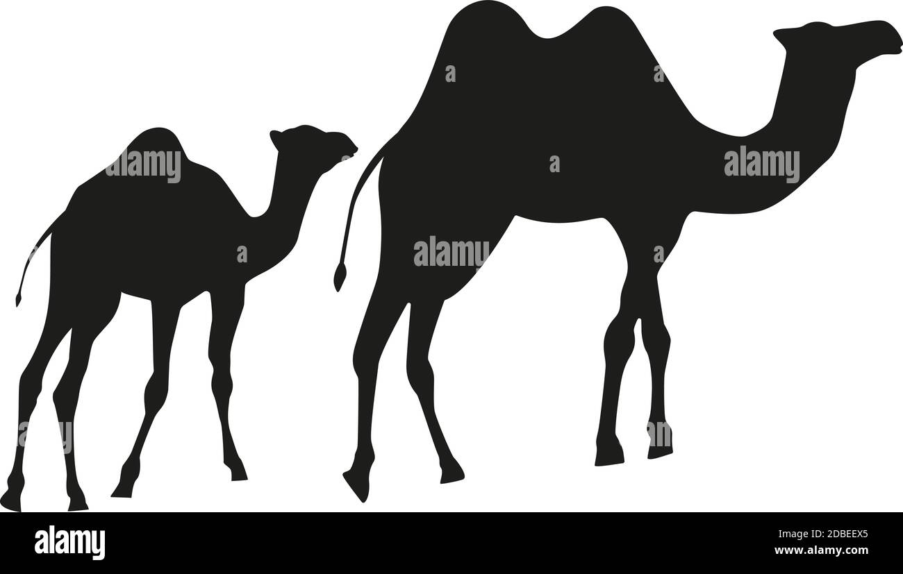 Silhouette mom baby on Stock Vector Images - Alamy