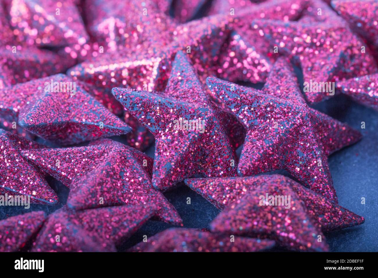 Wonderful glamorous xmas star advent deco with illuminated sparkling ...