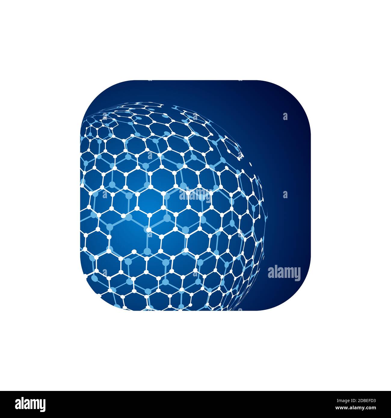 Vector modern techology icon on white background. global world backdrop ...