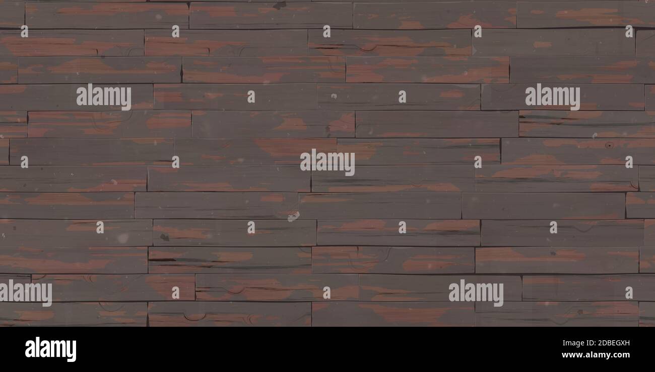 Seamless Dark Wooden Planks Wall Texture Stock Photo - Alamy