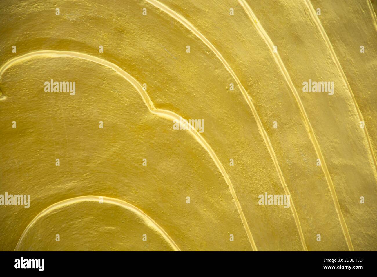 Gold carp scales statue Stock Photo - Alamy