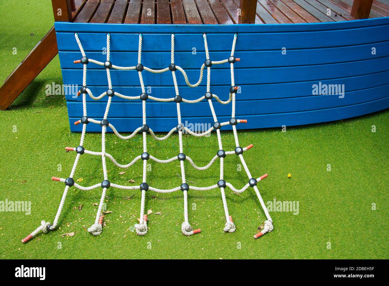 children Stairs Slides Playground equipment Stock Photo - Alamy