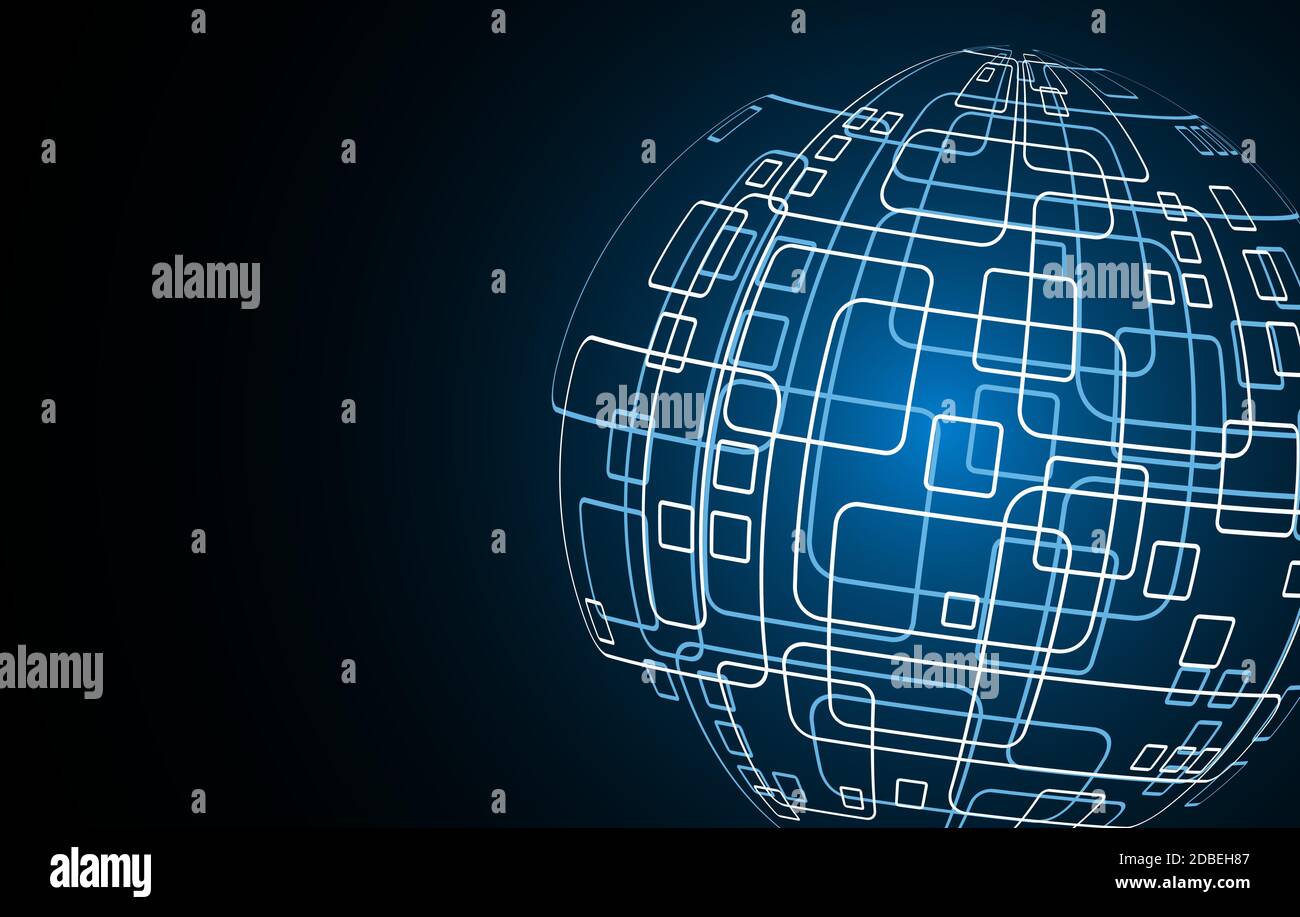 Vector modern techology concept background Stock Vector Image & Art - Alamy